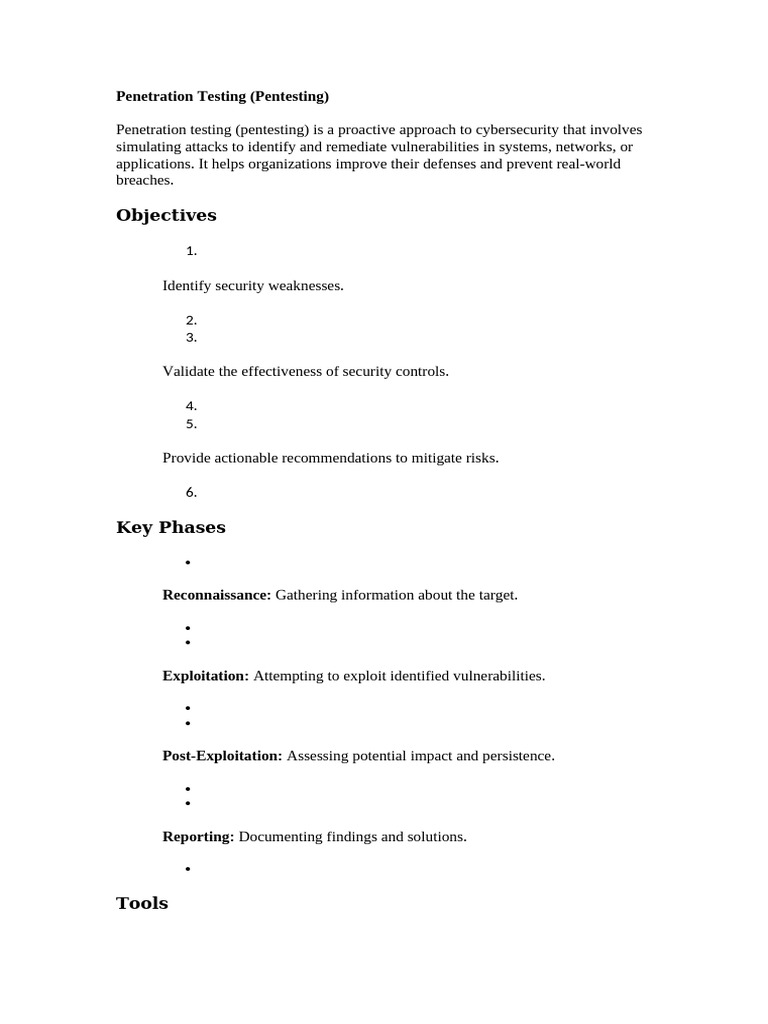 Penetration Testing Pdf