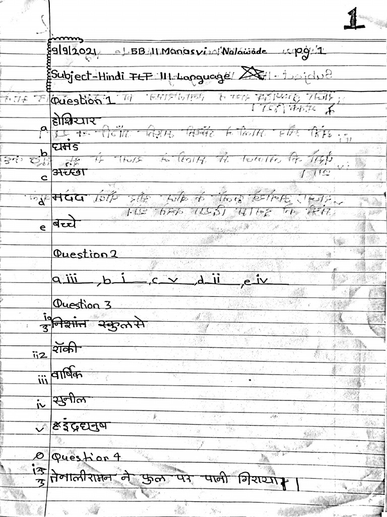 115BManasviNalawadeHindiT L Term1 | PDF