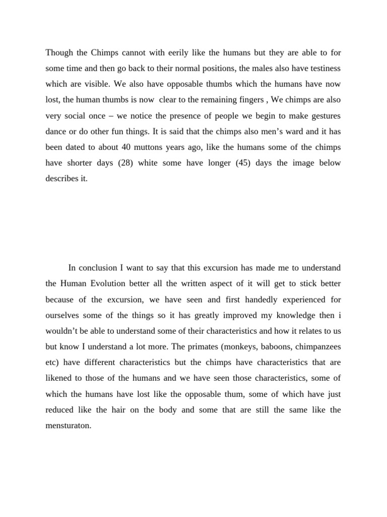 Humans But They Are Able To For Some Time and Then Go Back To Their ...