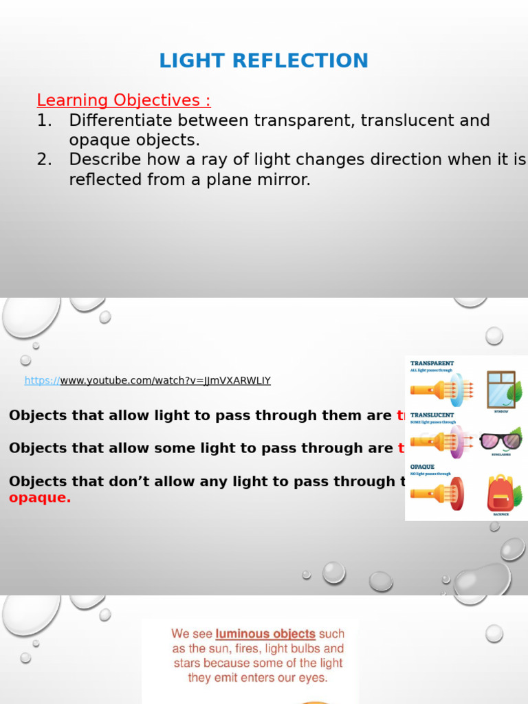 Light reflection (1) | PDF