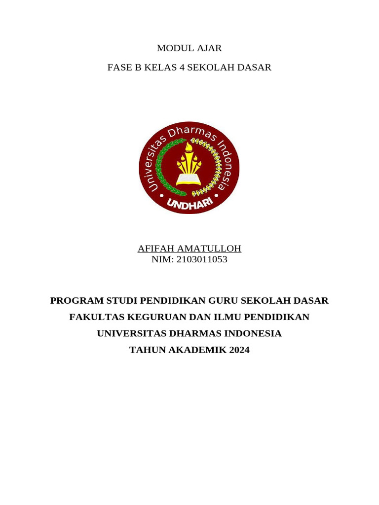 Uas Modul Ajar | PDF
