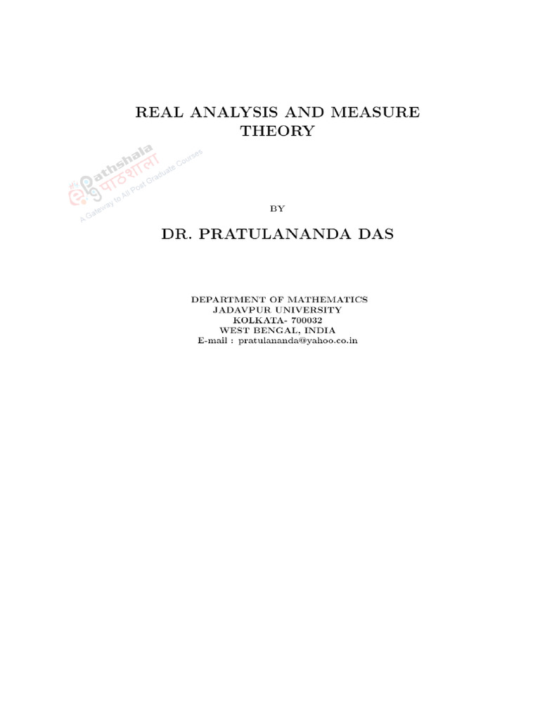 Real Analysis and Measure Theory3 | PDF