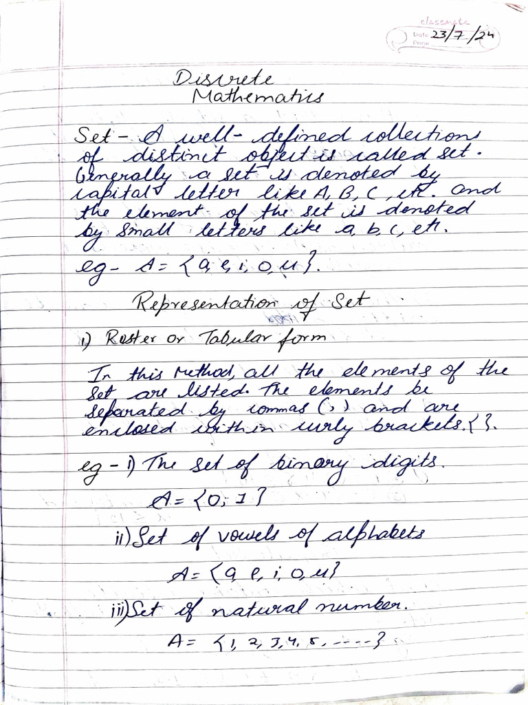 Unit 1 Set, Relation and Function | PDF