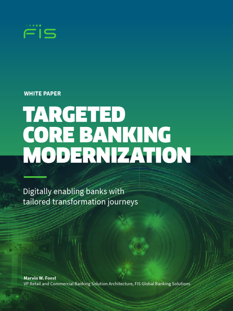 MBP Refresh Targeted Core Banking Modernization | PDF | Banks | Cloud ...