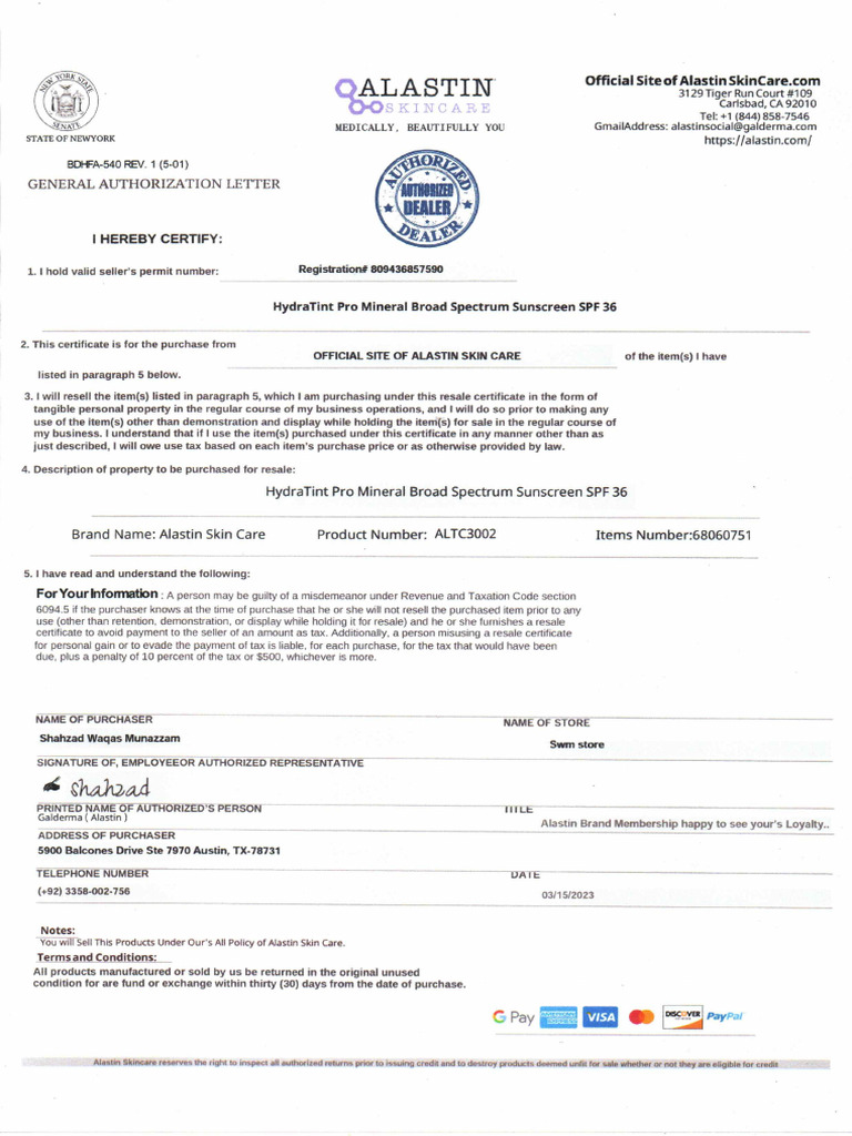 Certificate | PDF