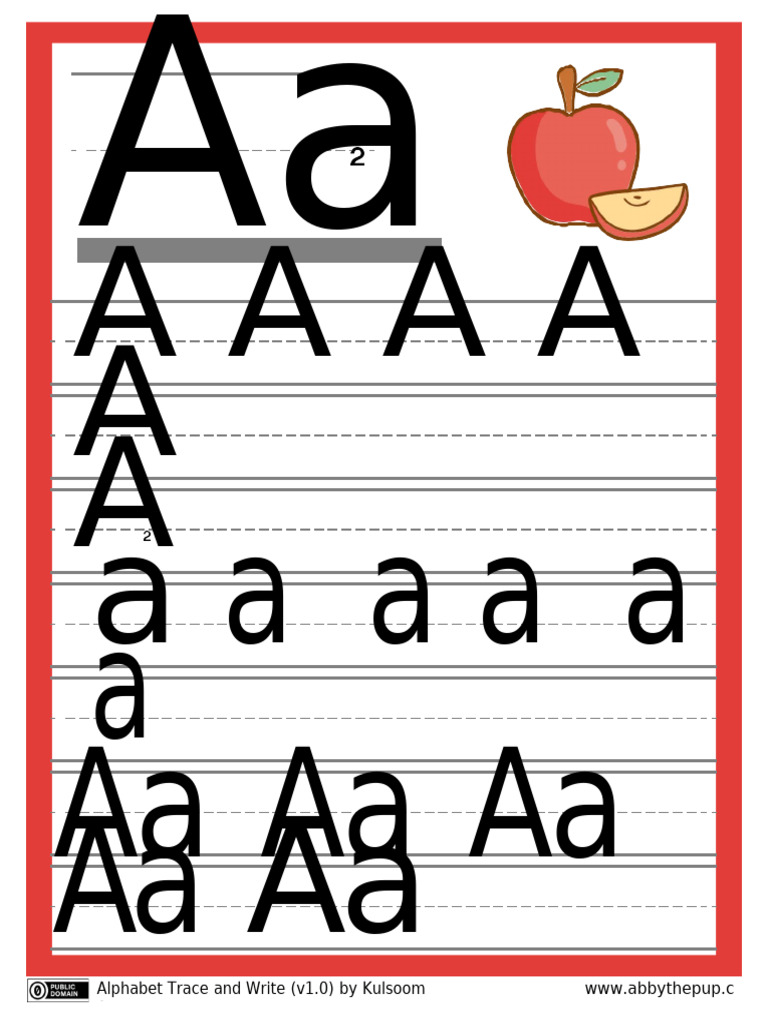 Alphabet Tracing Workbook for Kids | PDF