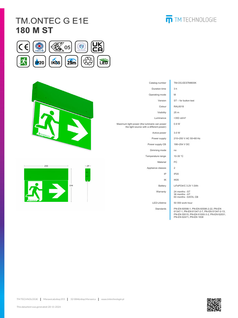 TM TM Ontec G E1e 180 M ST Ral6018 TM Og Eestm800k en | PDF | Power ...