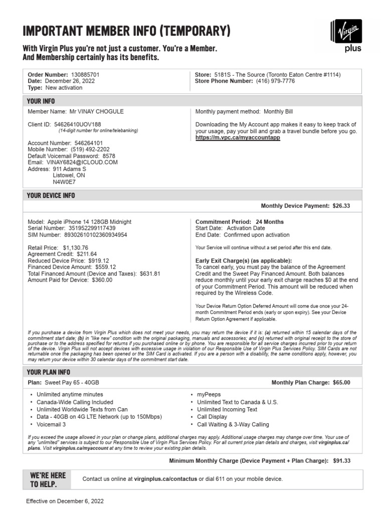 Virgin Plus New Member Guide | PDF | Credit Card | Interest