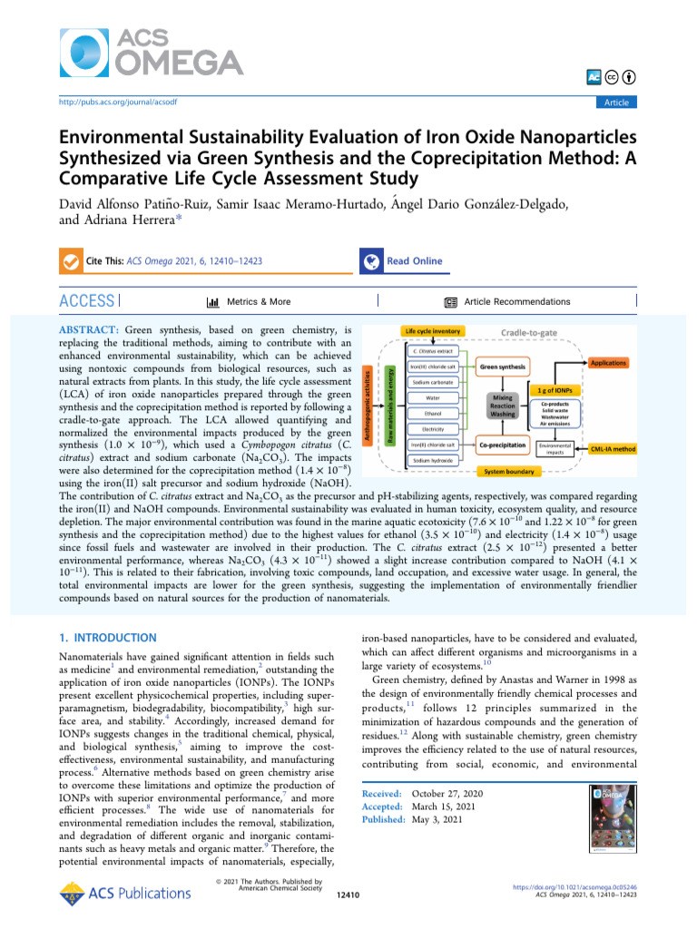 patiño-ruiz-et-al-2021-environmental-sustainability-evaluation-of-iron-oxide-nanoparticles ...