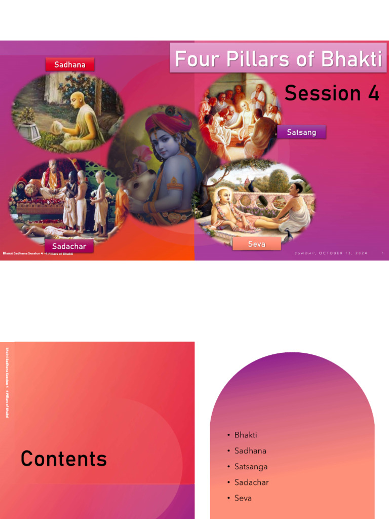 Session4 4PillarsOfBhakti KrishnapadDas | PDF