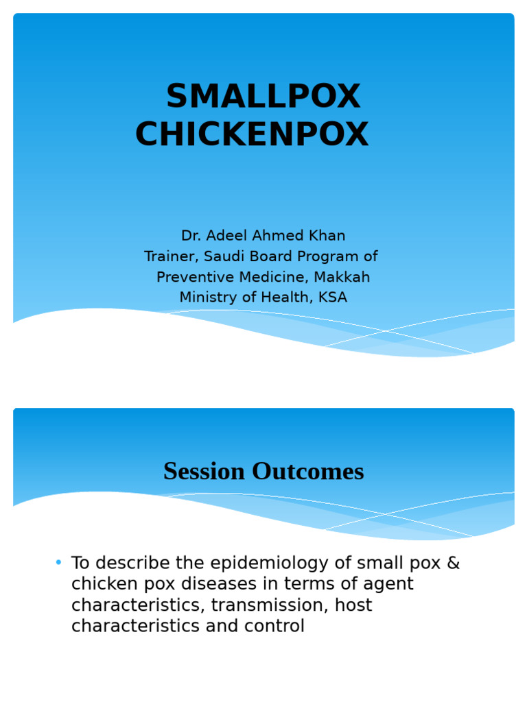 Small pox Chicken pox | PDF | Smallpox | Infection