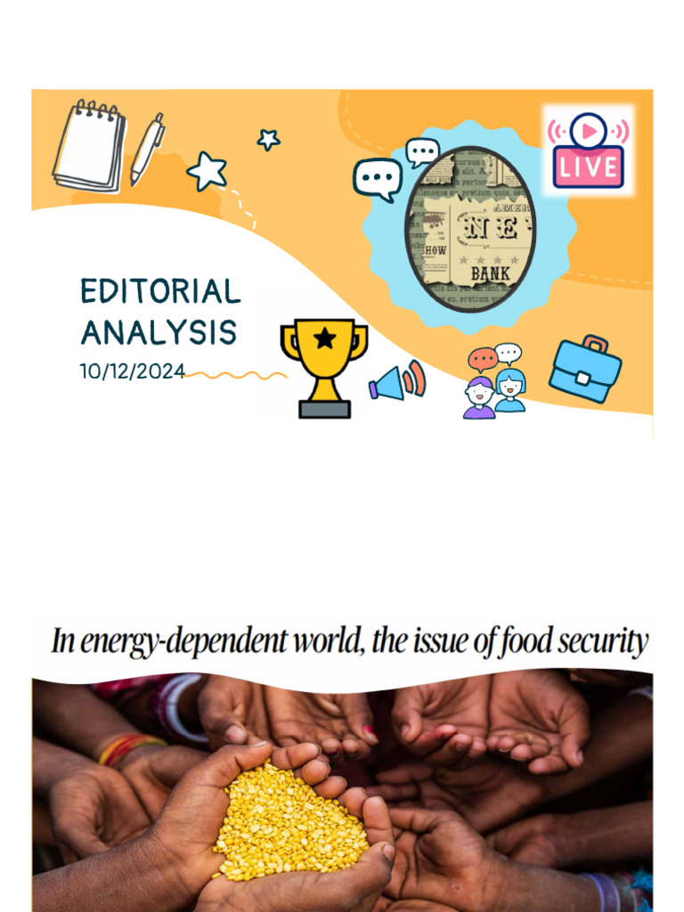 Food & Energy Security Crisis | PDF | Food Security | Poverty