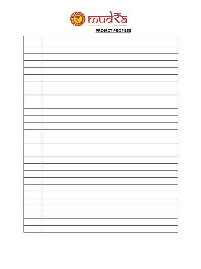 Project_profiles(1) | PDF