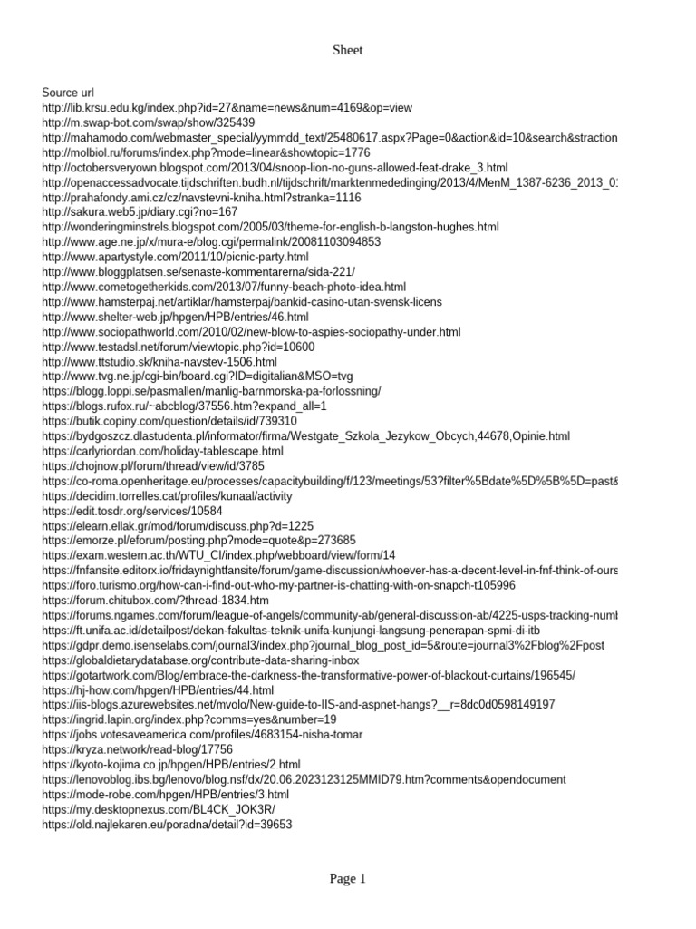 Mix Free Backlinks | PDF | Web Technology | Hypertext