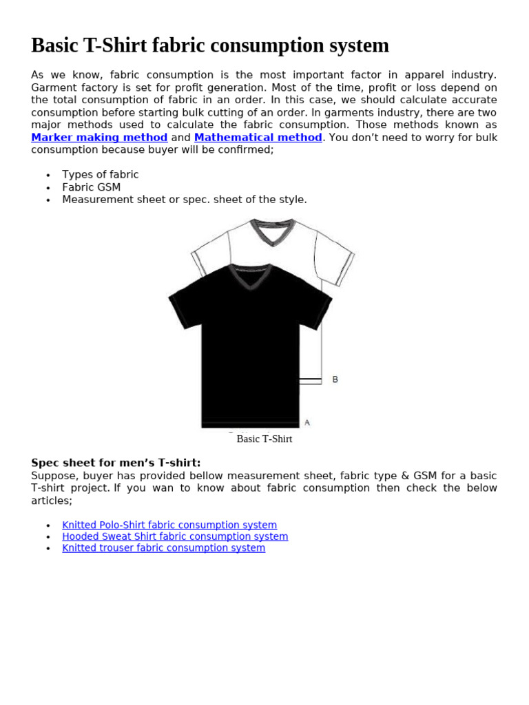 Basic T | PDF | T Shirt | Seam (Sewing)