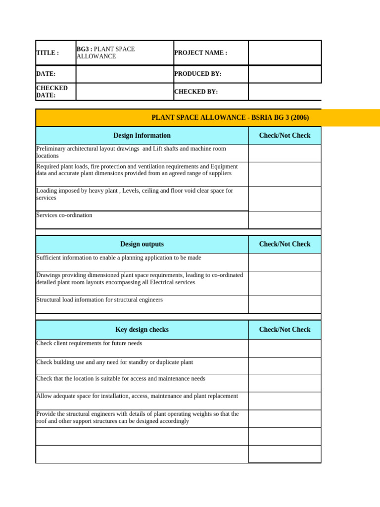 03 Plant Space Allowance | PDF
