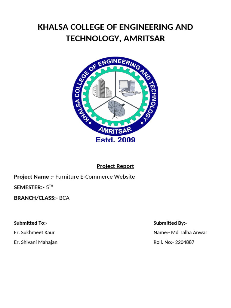 Talha project report | PDF | Usability | Cloud Computing