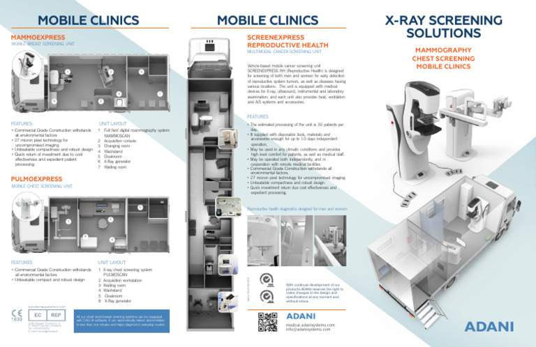 ADANI Medical MOBILE Leaflet Letter Eng 060720 | PDF | Mammography ...