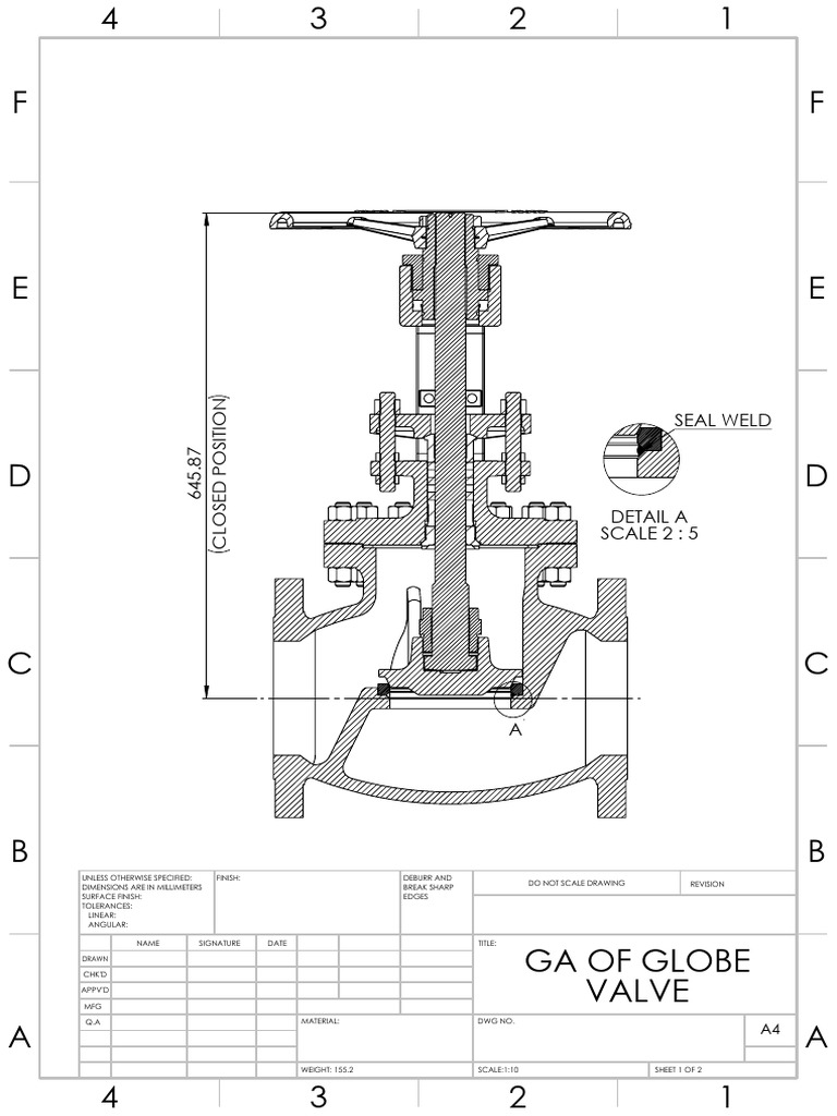 GLV- Body guide and seatring weld proposal-R02GL060300_Rev0_GA | PDF ...