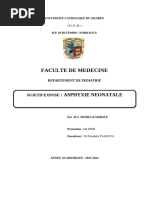 Score de Farr et asphyxie périnatale | PDF | Spécialités médicales ...