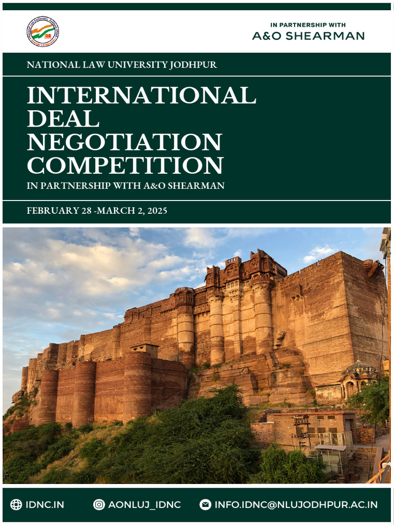 IDNC Brochure 2025 | PDF | Negotiation | Alternative Dispute Resolution