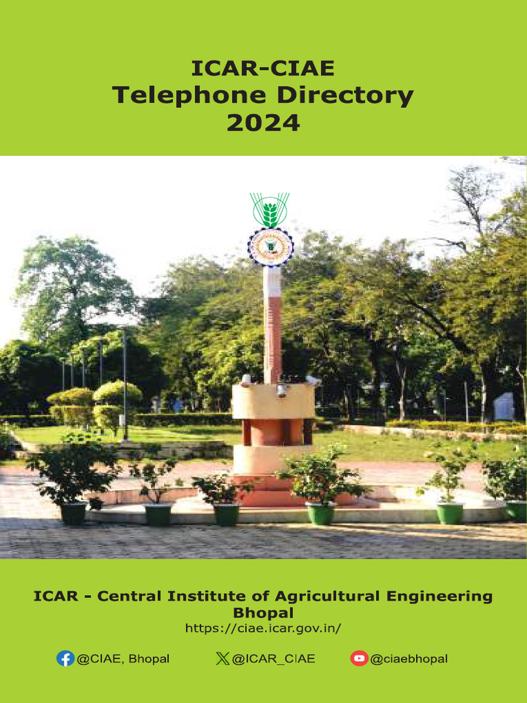Telephone - Directory - 2024 (ICAR) 2 | PDF
