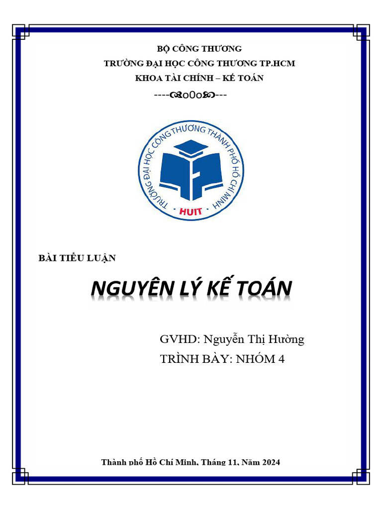 Bài Tiểu Luận Nlkt-nhóm 4 | PDF