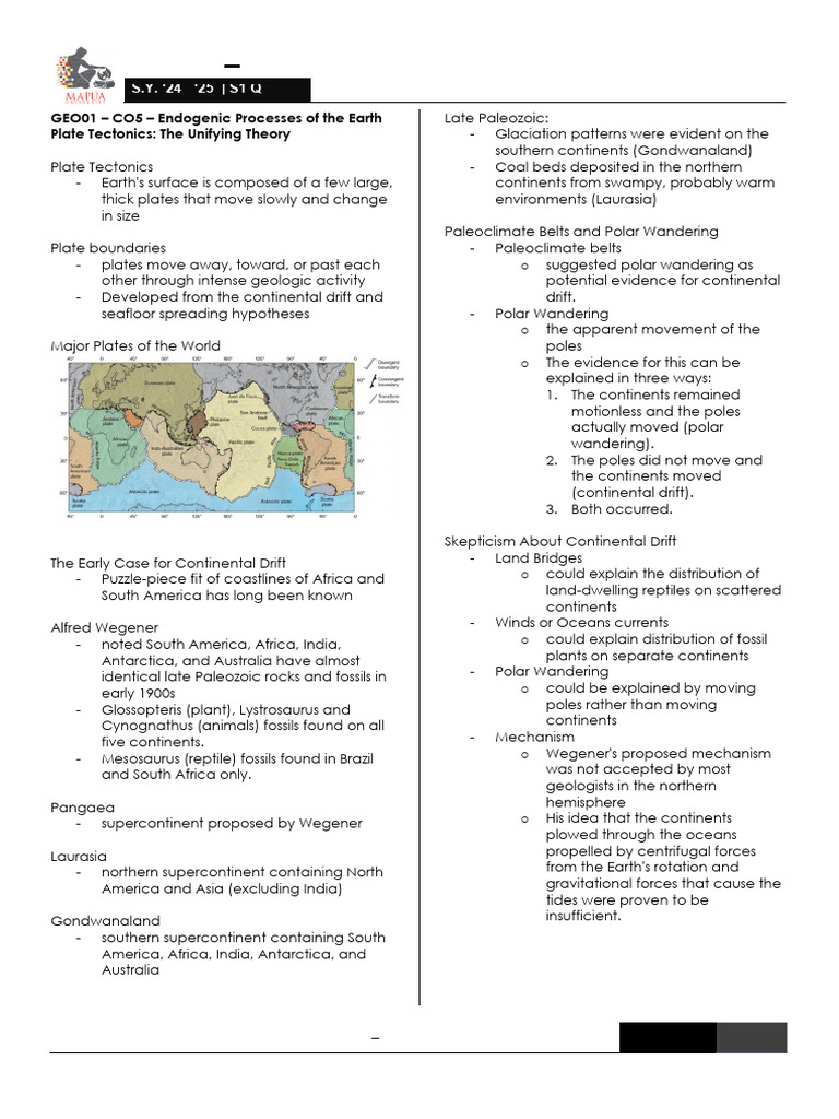 GEO01 - CO5 QA | PDF | Plate Tectonics | Seabed