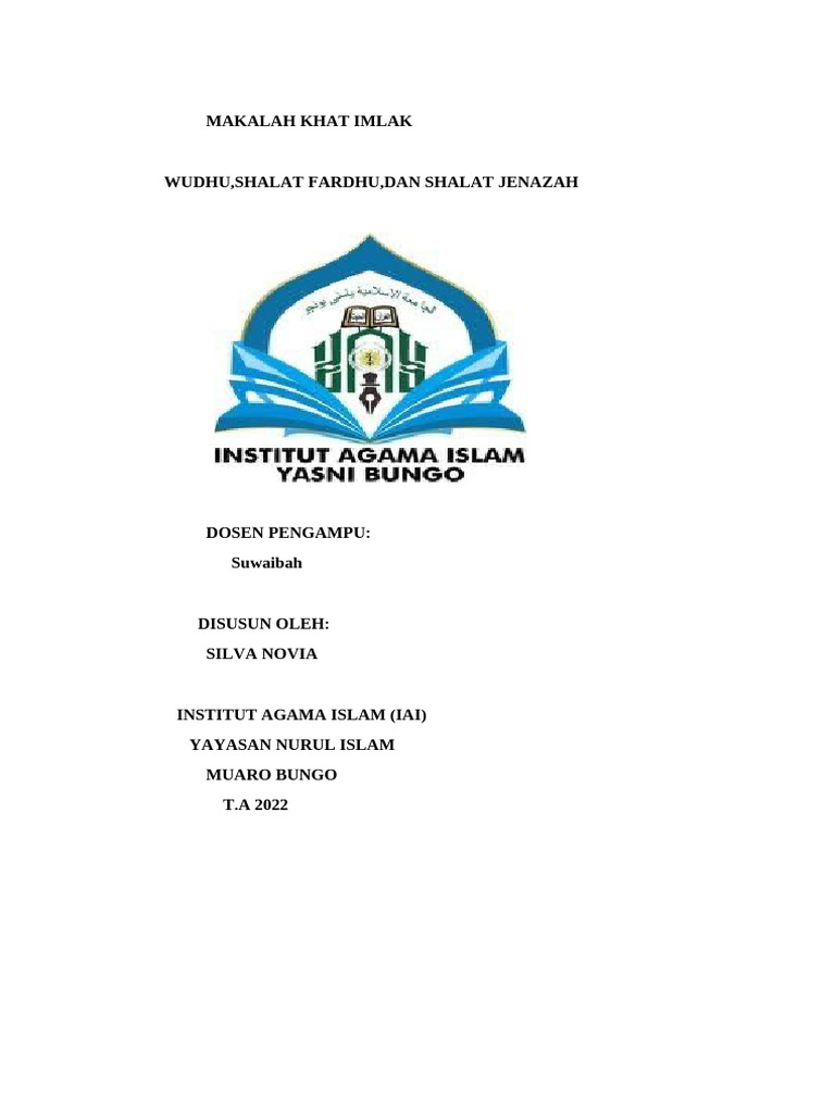 Khat Imlak Silva | PDF