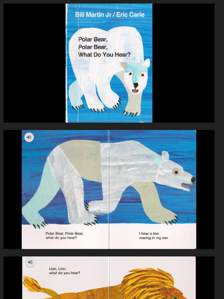 Playgroup Polar Bear Polar Bear What Do You Hear | PDF