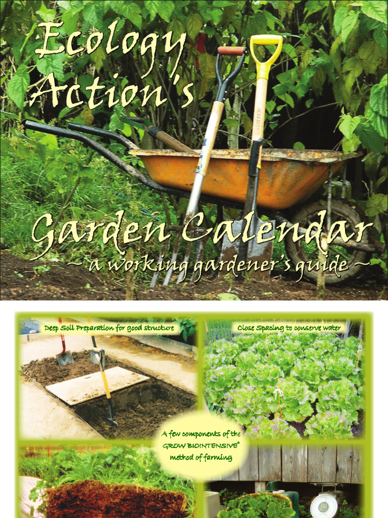 Ecology Action Biointensive Garden Checklist - A 12-Month Biointensive ...