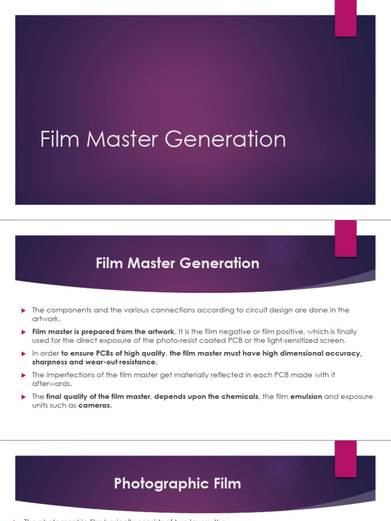 Film Master Generation for PCB Production | PDF | Printed Circuit Board ...