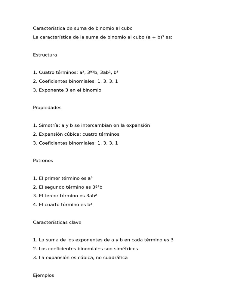 Suma de Binomio | PDF