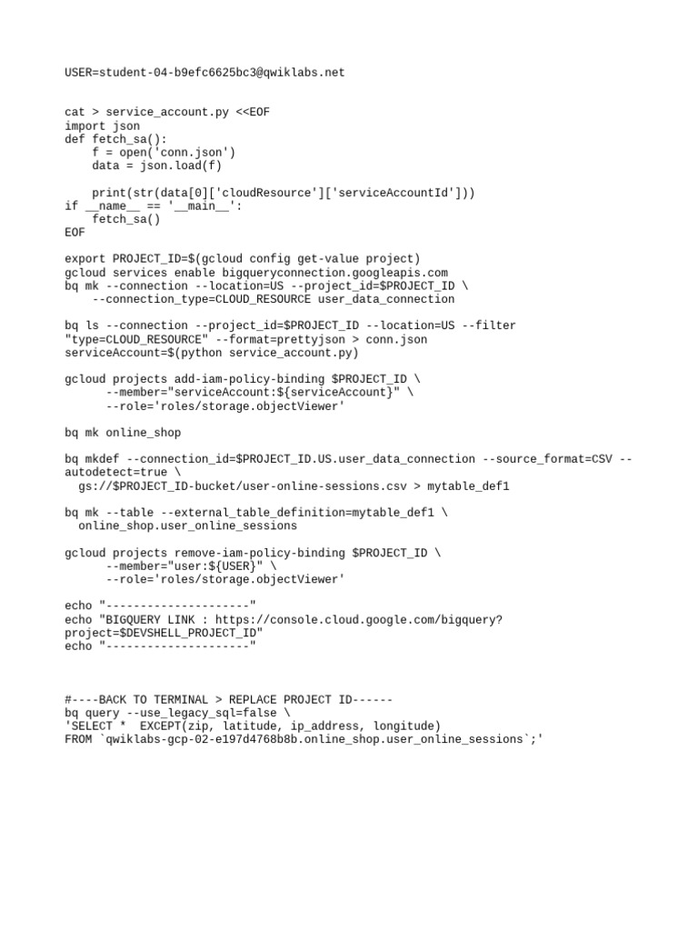 Secure BigLake Data Challenge Lab | PDF