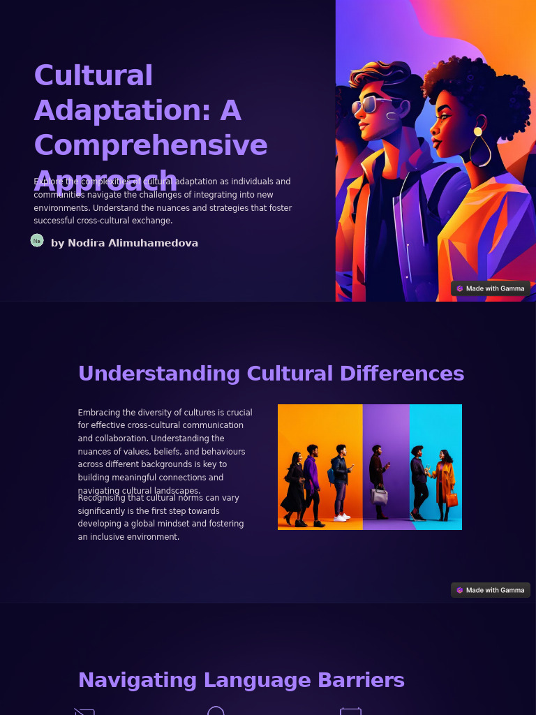 Cultural Adaptation a Comprehensive Approach | PDF | Communication ... Cultural Adaptation a Comprehensive Approach | PDF | Communication ...