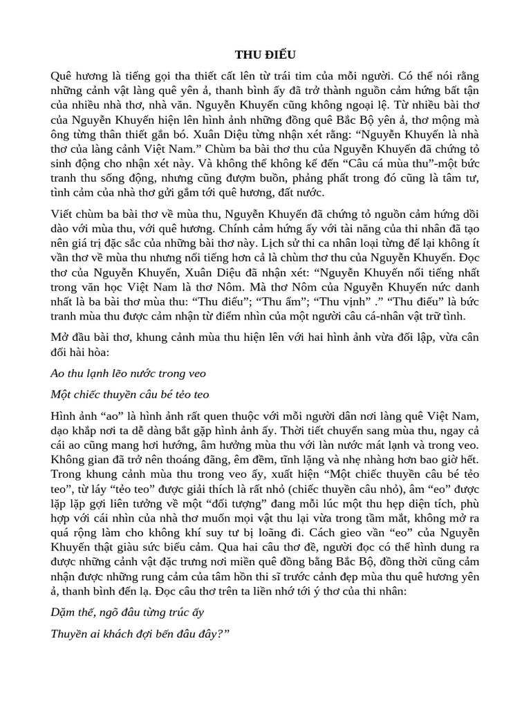 THU ĐIẾU | PDF