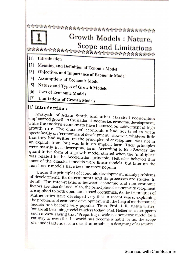 Economic growth model meaning importance limitations n | PDF Economic growth model meaning importance limitations n | PDF