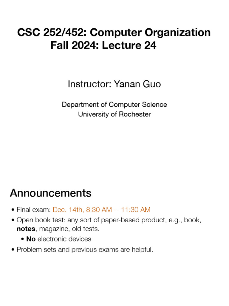 Lecture24 | PDF | Thread (Computing) | Operating System Technology