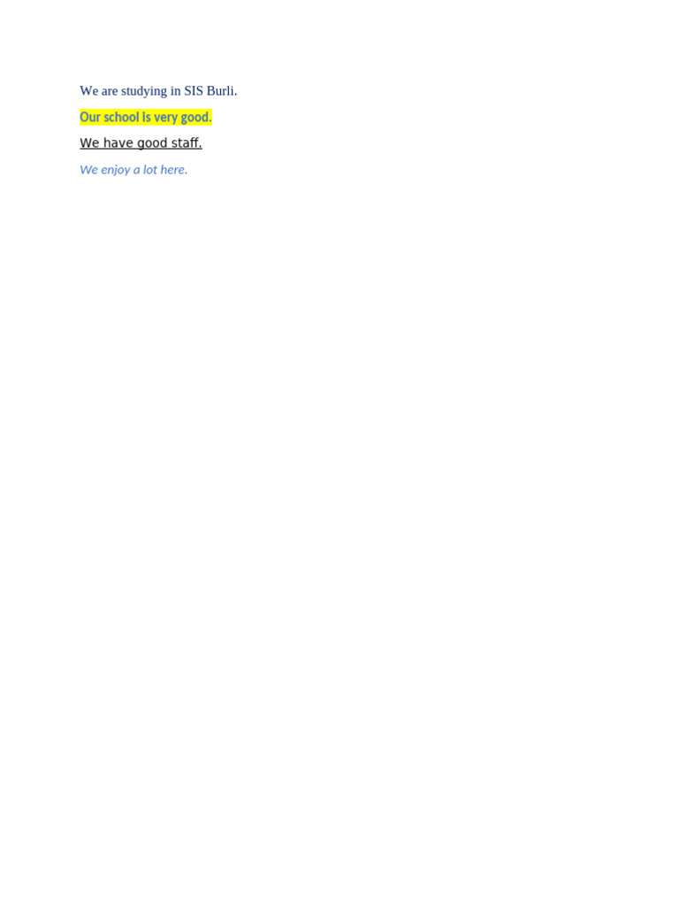 Sample Word File | PDF
