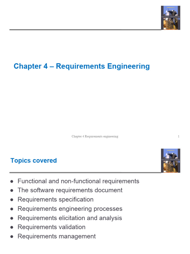 Chap 4 - Requirements Engineering - 1 | PDF | System | Systems Engineering