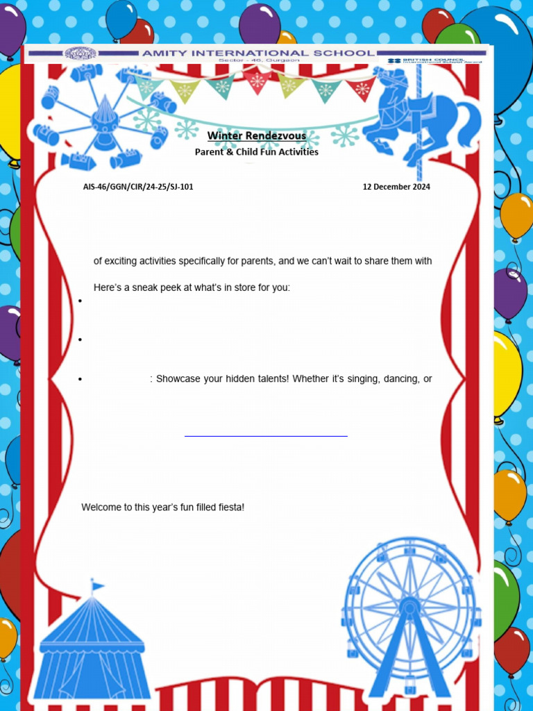Winter Carnival Fun Activities | PDF