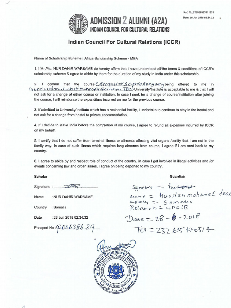 Undertaking Form | PDF