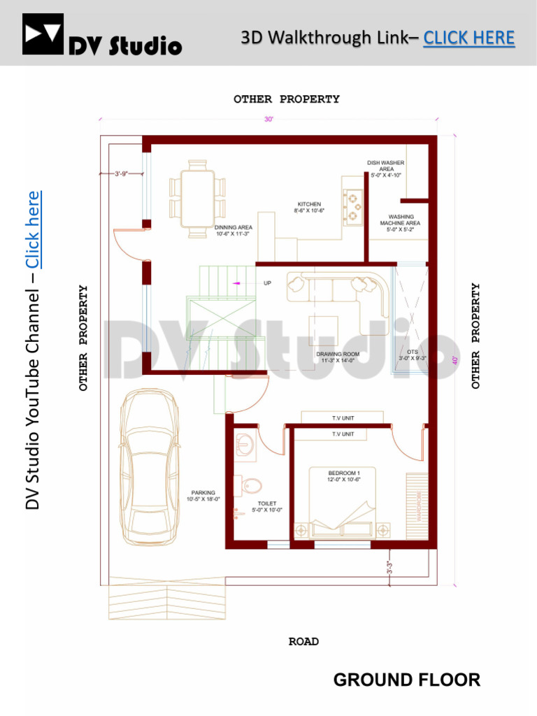 Vastu 30x40 Option 8 FLOOR PLANS | PDF