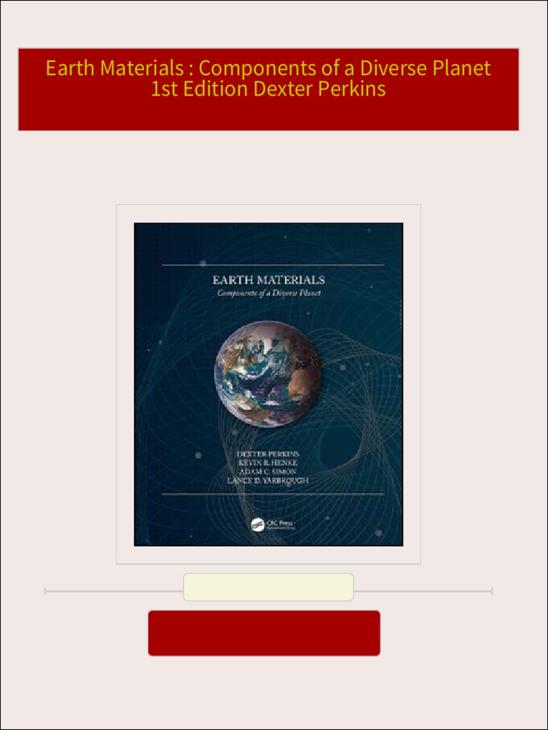 Instant ebooks textbook Earth Materials : Components of a Diverse ... Instant ebooks textbook Earth Materials : Components of a Diverse ...