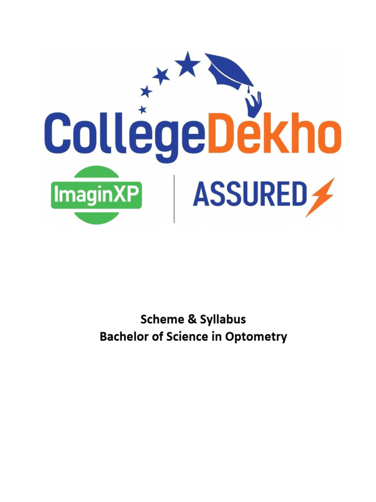 BSC Optometry | PDF | Optometry | Metabolism