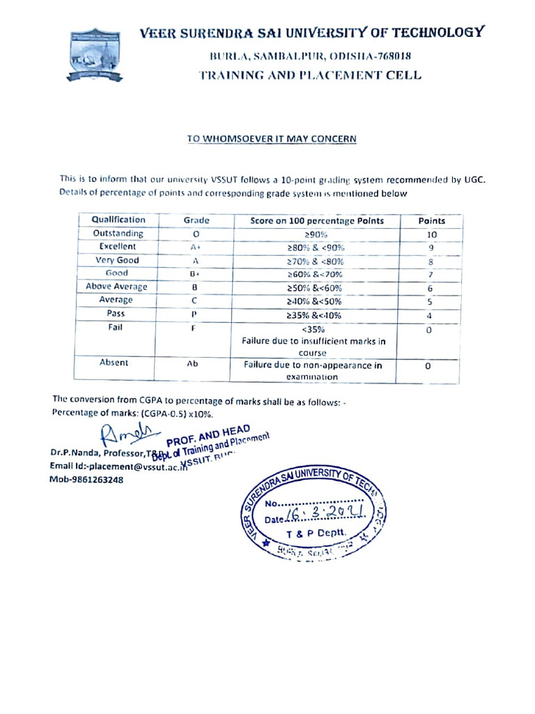 Numerical Grade Con | PDF