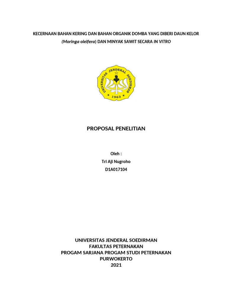 Seminar - Tri Aji Nugroho | PDF