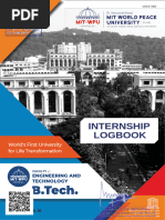Internship Log Book | PDF