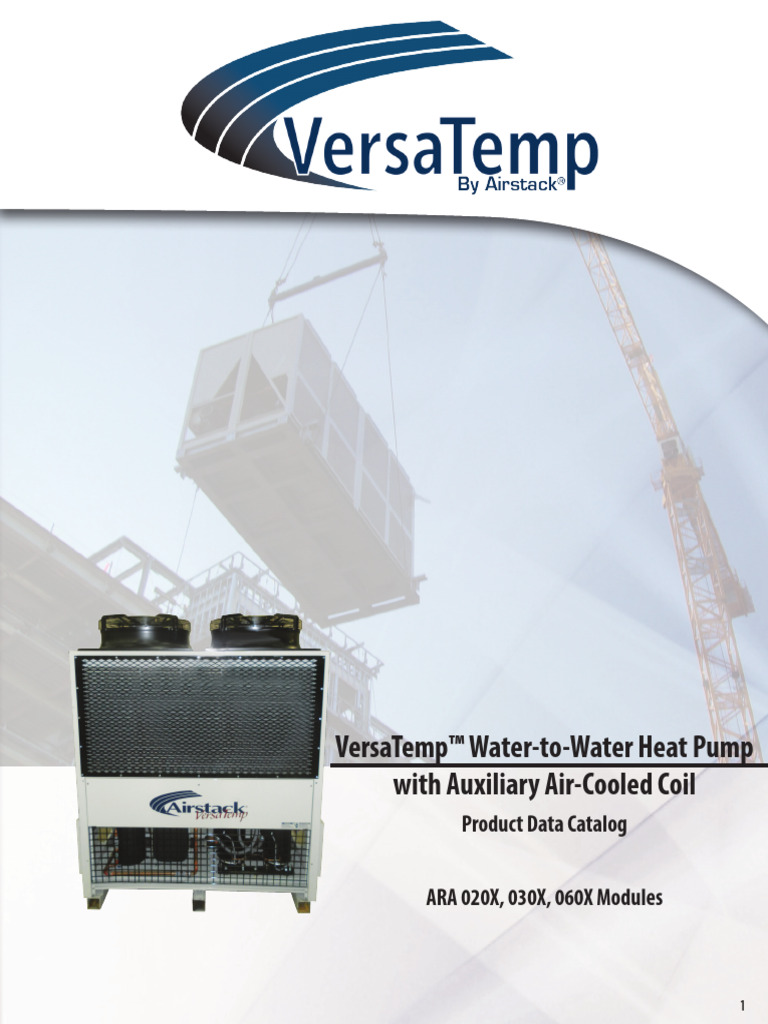 Versa Temp Heat Pumps | PDF | Heat Exchanger | Water Heating