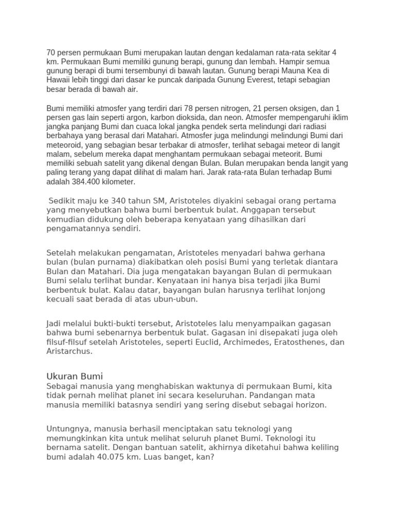 Umur Bumi | PDF